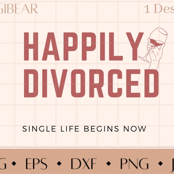 Happy Divorce - Etsy