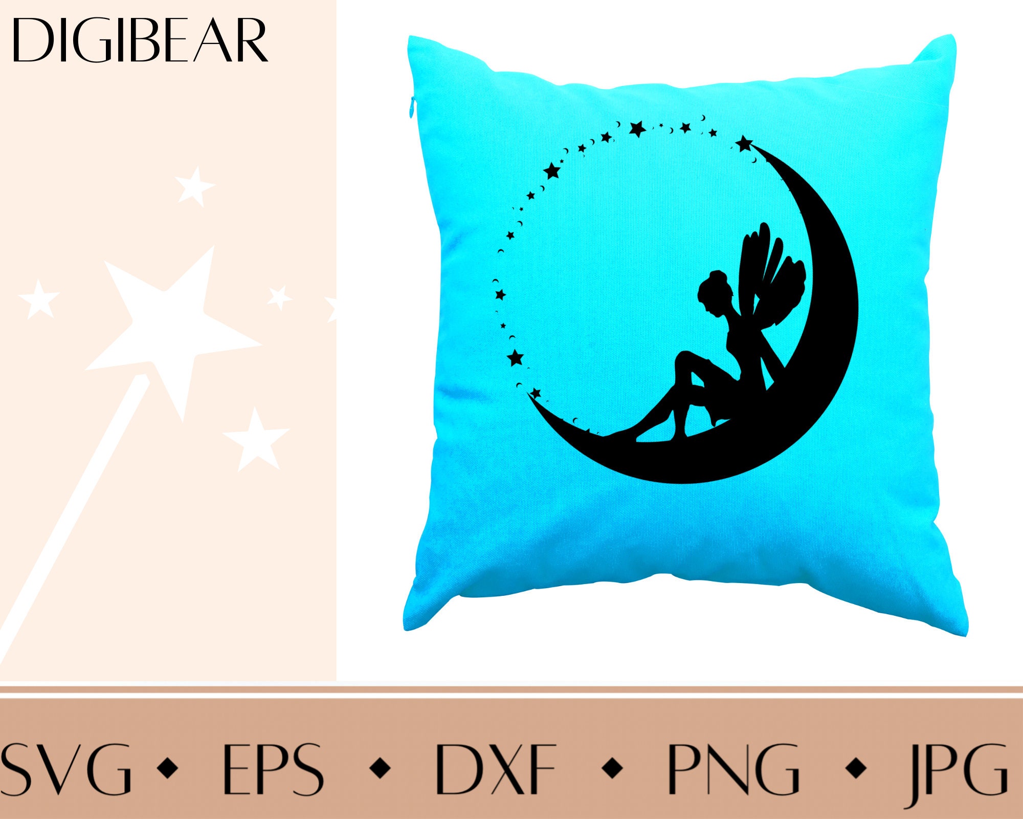 Archivo SVG de silueta de hadas, imágenes prediseñadas de hadas, vector ...