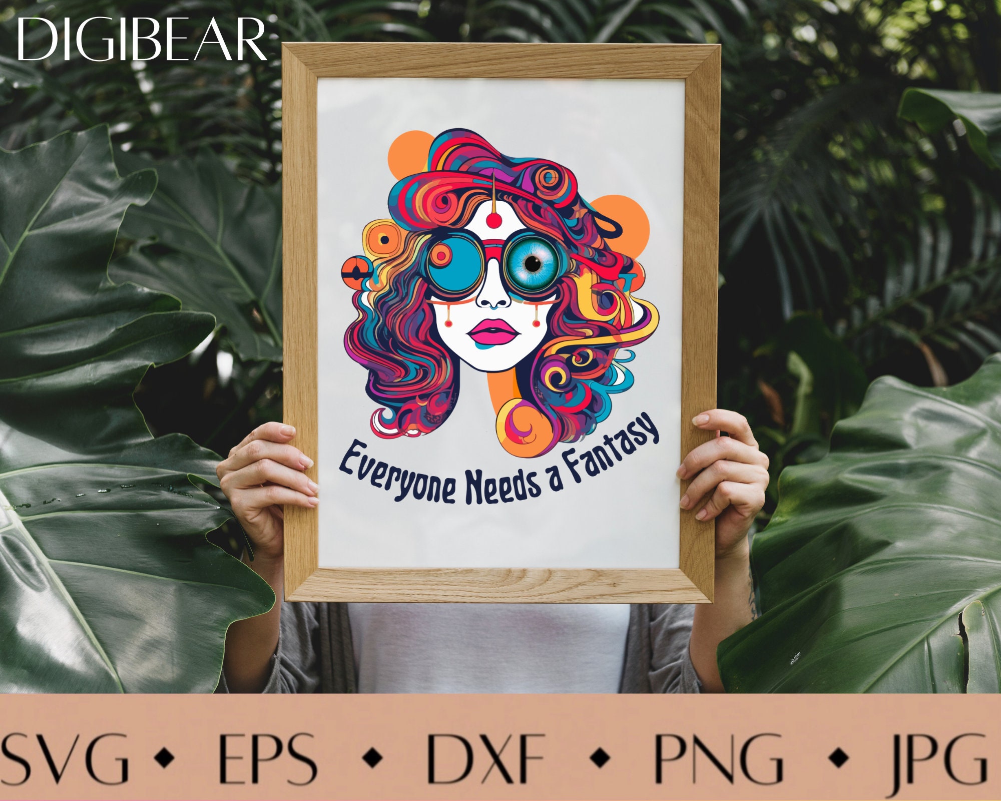 Hippie Girl Png Hippie Style Svg Hippies Design Art Hippie - Etsy