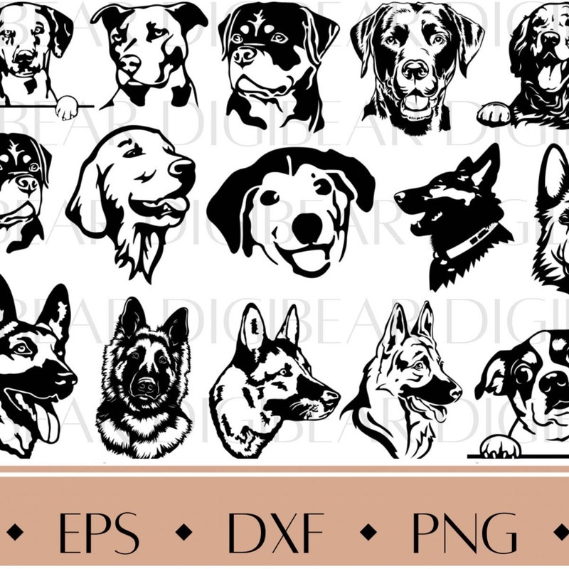 Plotterdatei hund - Etsy.de