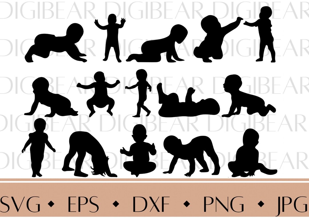 Baby Svg Bundle, Baby Svg, Newborn Svg Bundle, Boy Svg, Baby Clipart ...