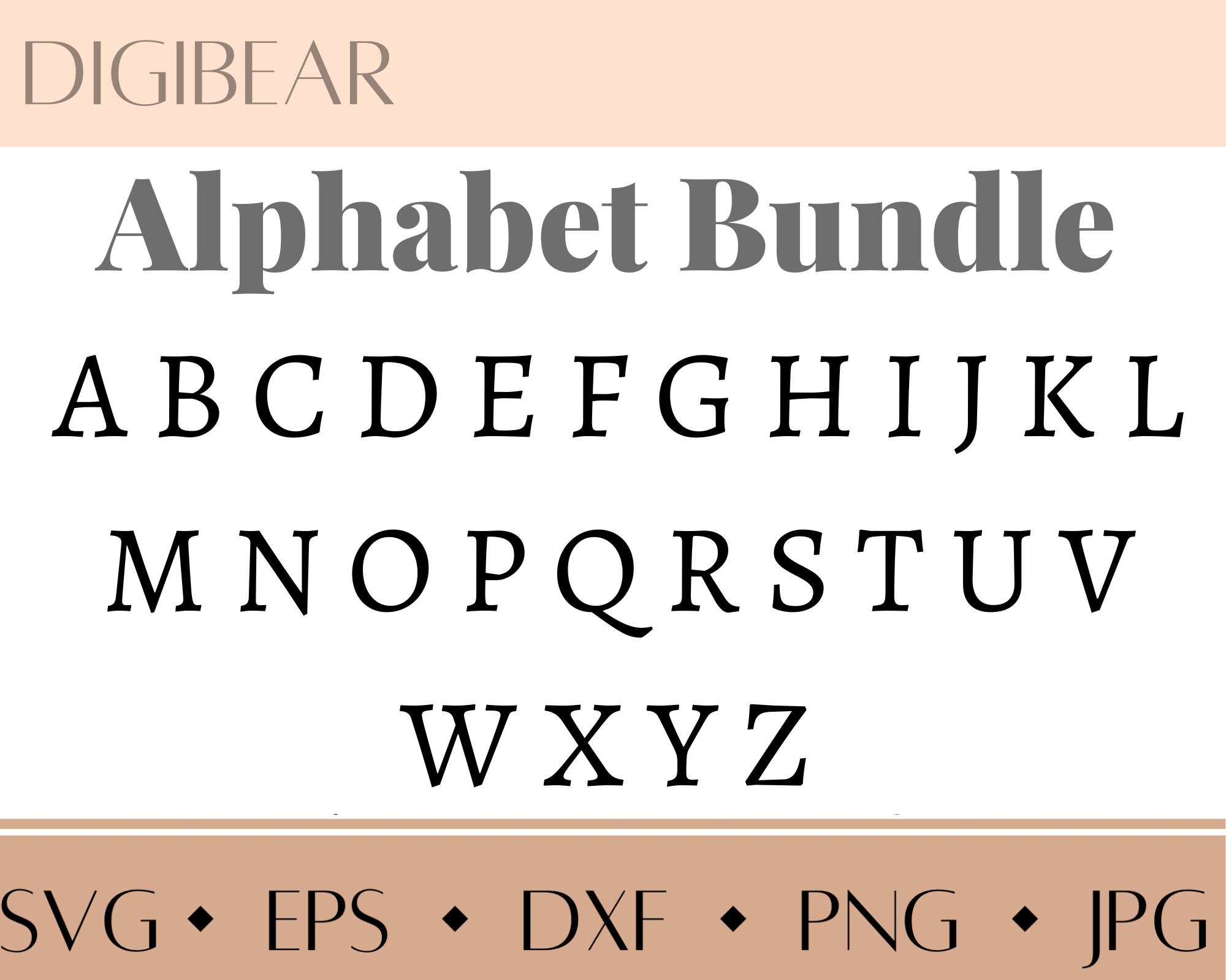 Capital Letters Svg, T-shirt ABC, Letters Svg, Alphabet Cut File for ...