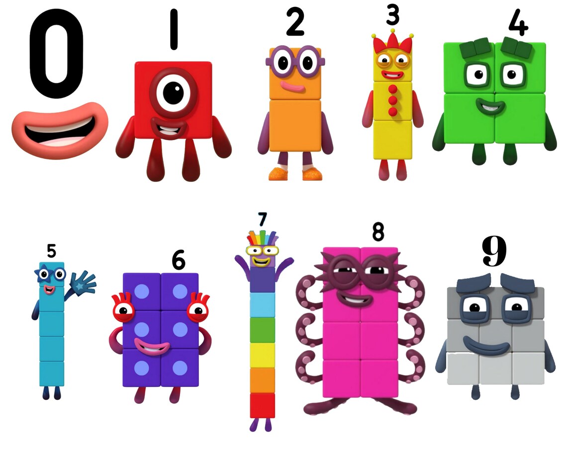 Numberblocks Shirt Numberblocks Family Birthday Shirt - Etsy