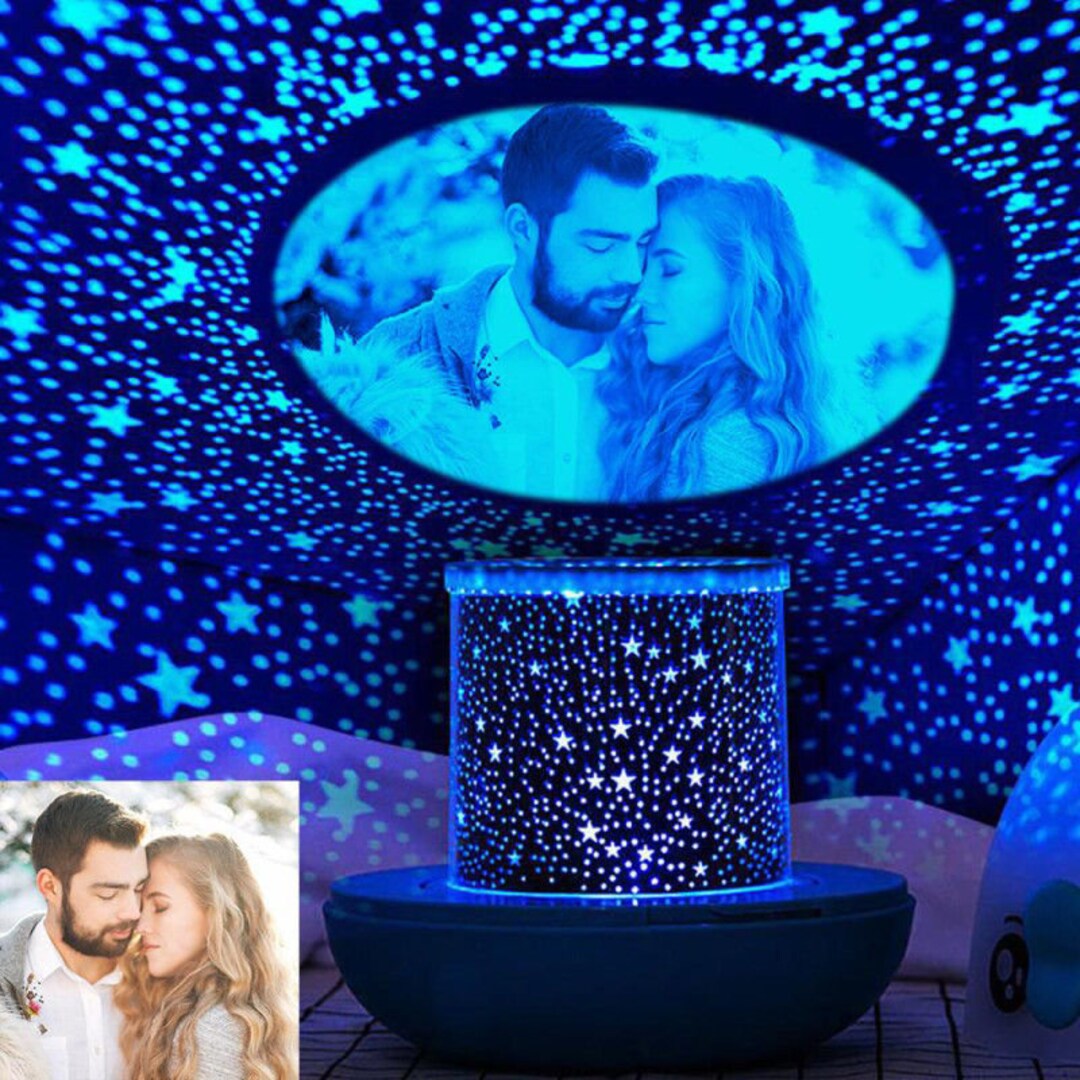 Custom Lucky Fish LED Rotating Star Projection Night Light - Etsy