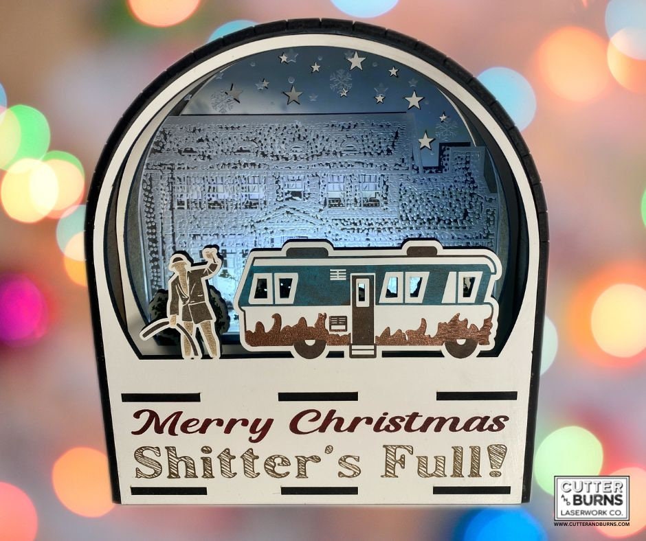 Laser Cut Shitter's Full Cousin Eddie Griswold Christmas Vacation Light ...