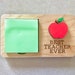 Teacher Appreciation Gift Post It Sticky Note Holder - Etsy