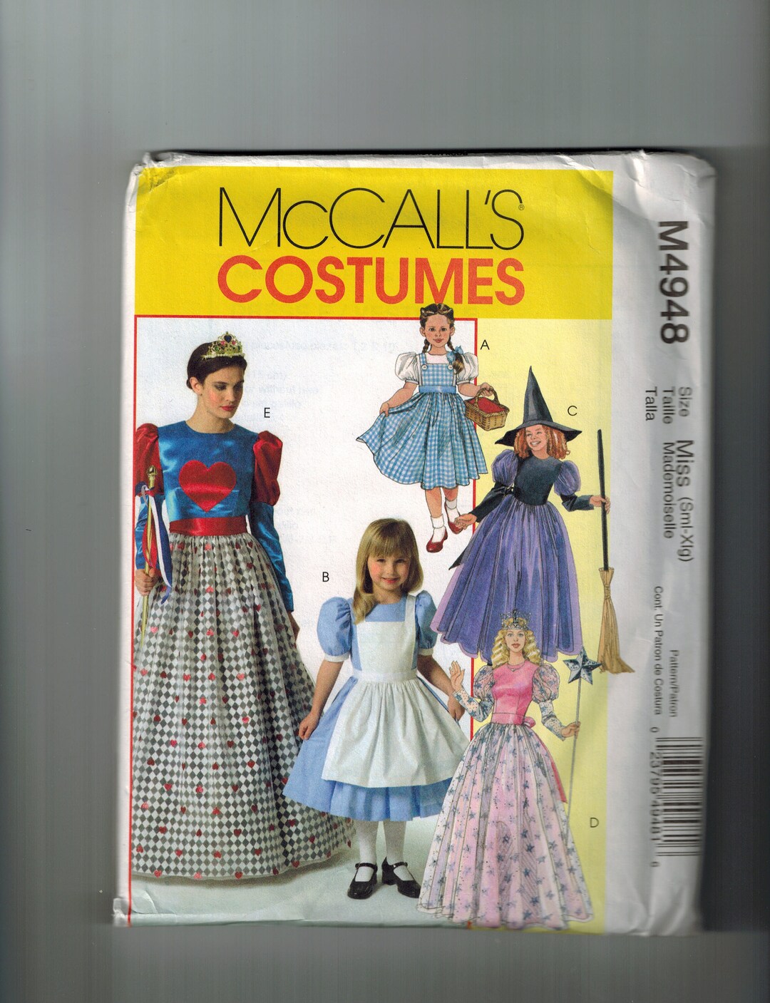 Mccalls-4948 | Costumes - Etsy