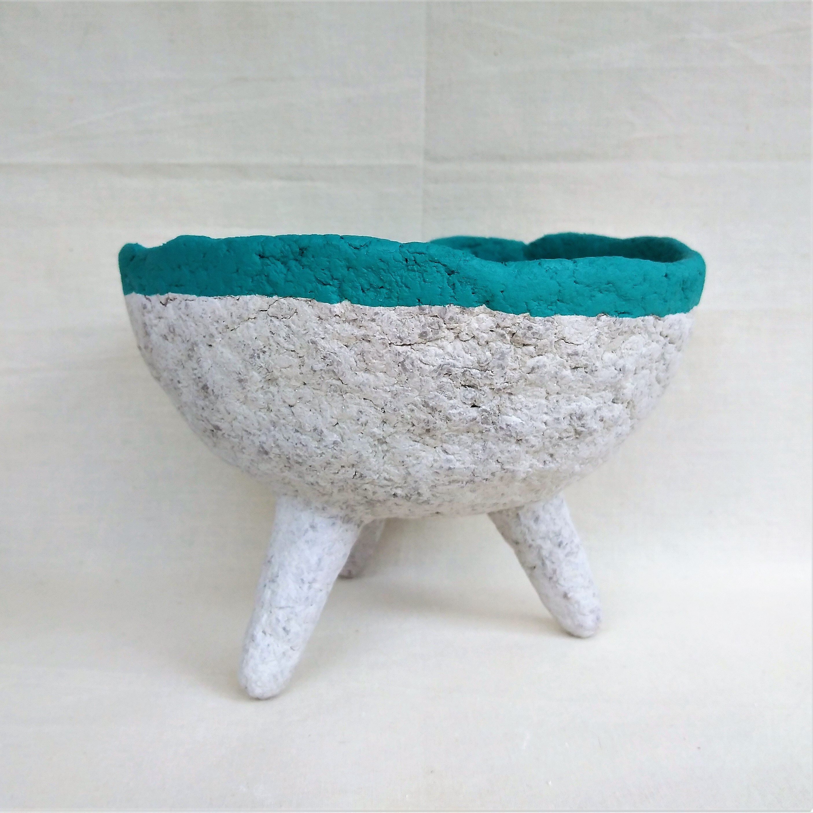 Bowl / Papier-maché / Handmade Paperclay Pot / Homeware Eco Friendly ...