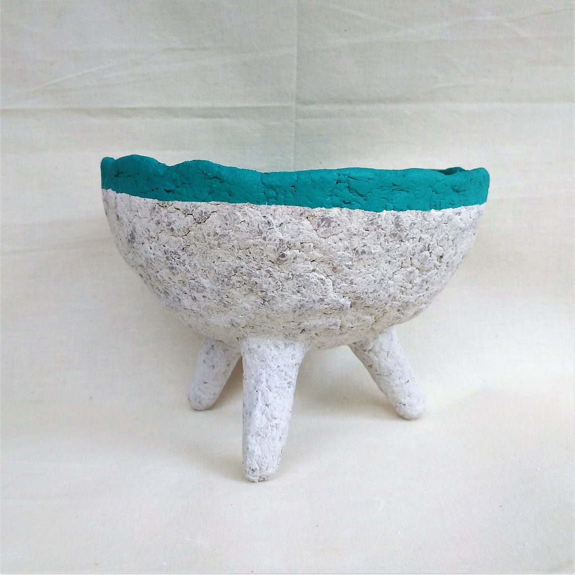 Bowl / Papier-maché / Handmade Paperclay Pot / Homeware Eco Friendly ...