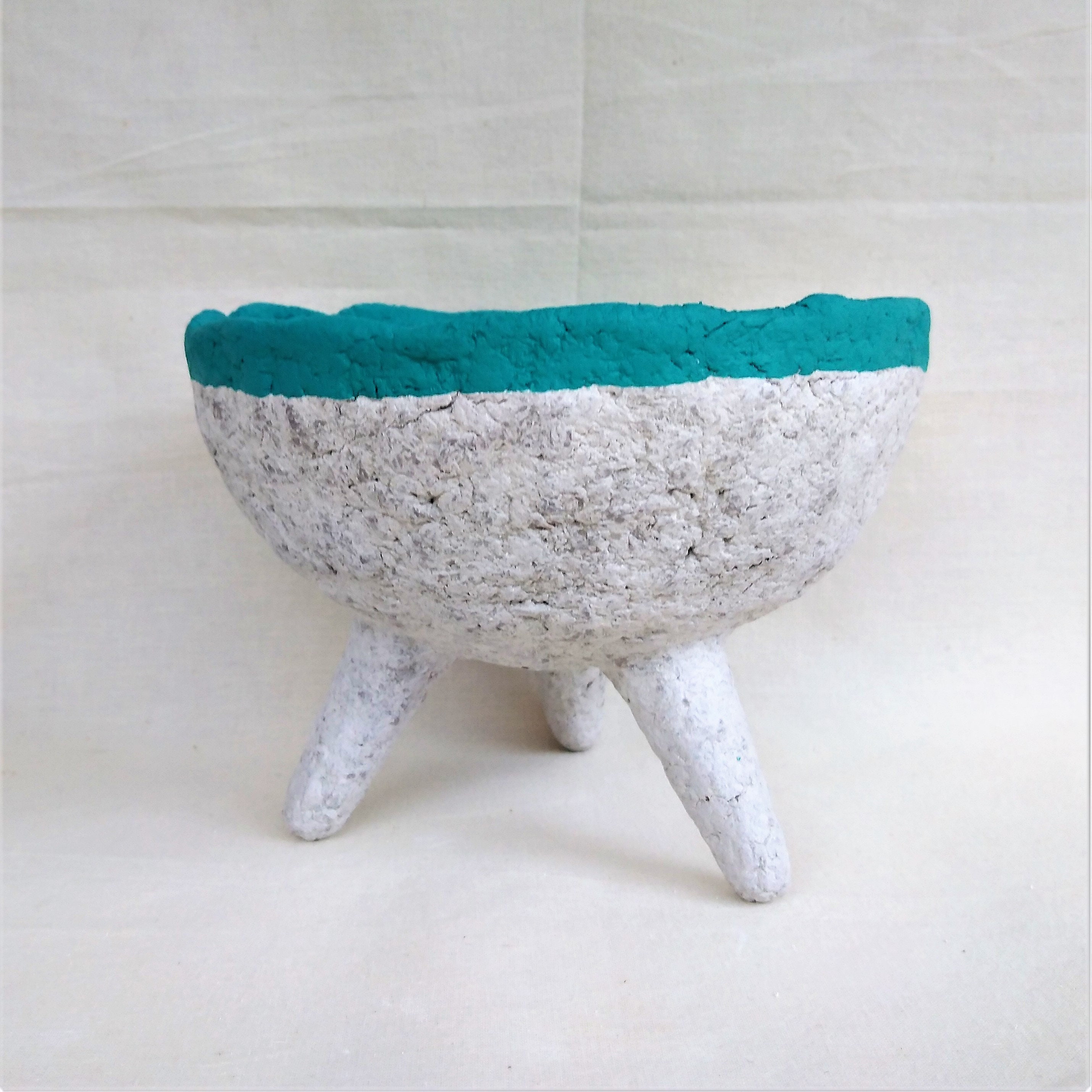 Bowl / Papier-maché / Handmade Paperclay Pot / Homeware Eco Friendly ...