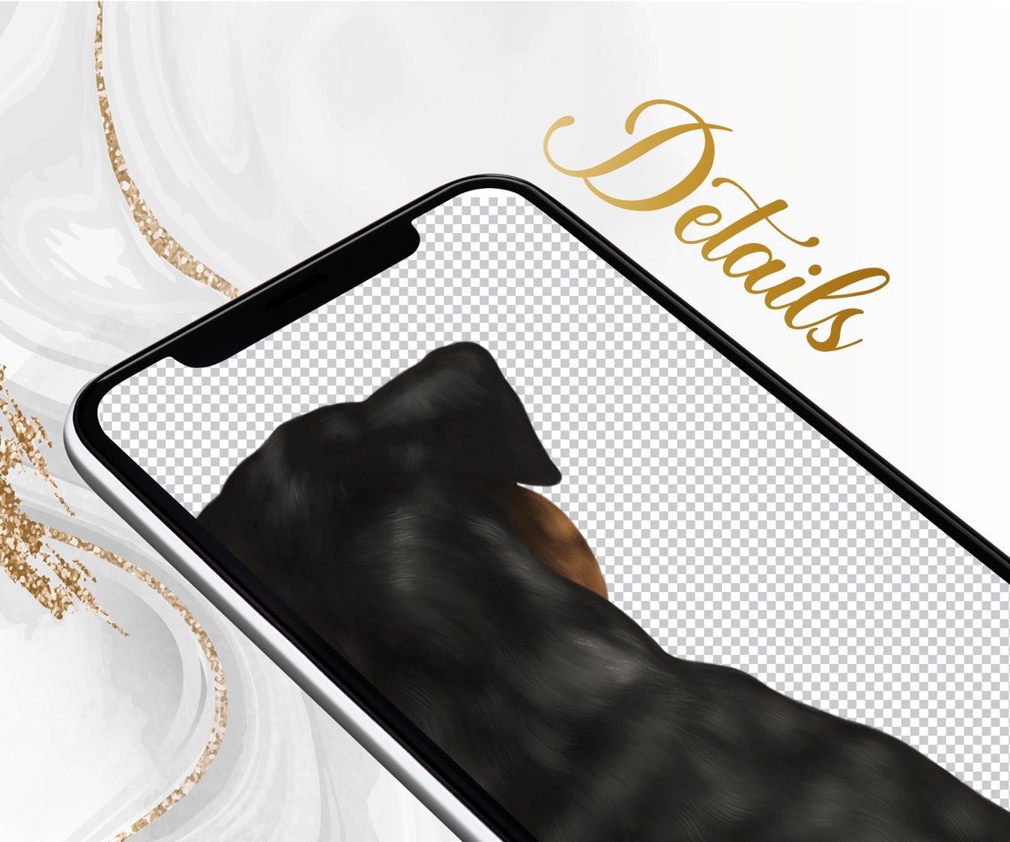 Rottweiler Clipart PNG, Dog Breed Clip Art, Customizable Rottie Clipart ...