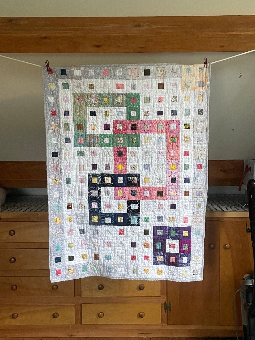 Art Quilt Wall Hanging Etsy