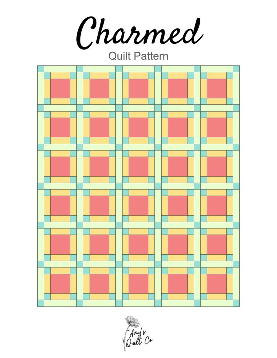 Charmed Quilt Pattern PDF Digital Download - Easy, Beginner Friendly ...