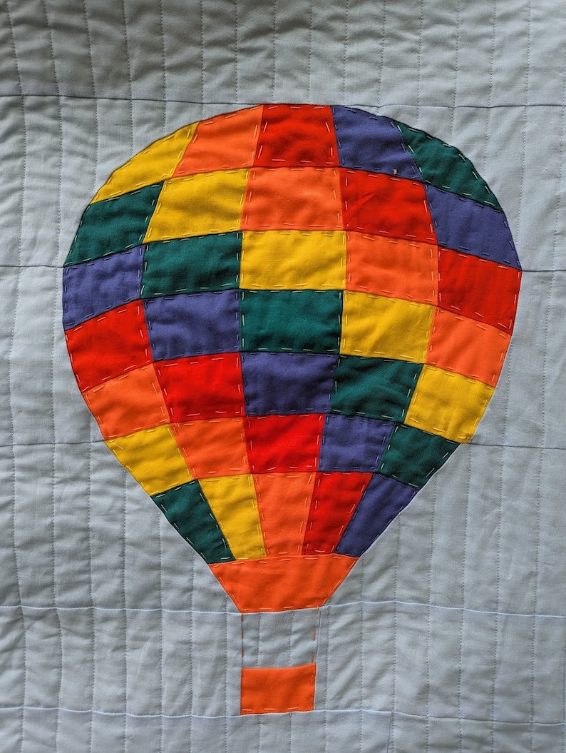 Hot Air Balloon Throw Quilt Pattern - PDF Instant Digital Download - Etsy