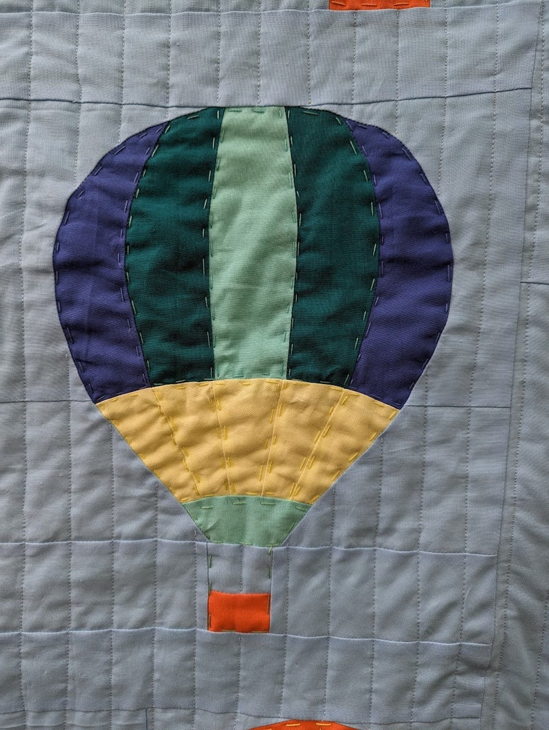 Hot Air Balloon Throw Quilt Pattern - PDF Instant Digital Download - Etsy
