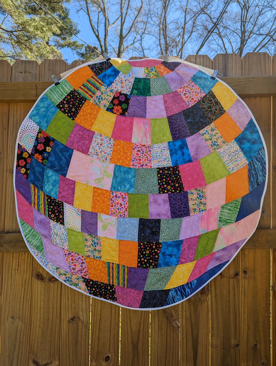 Quilted Disco Ball Throw Size Pattern PDF Instant Download - Etsy