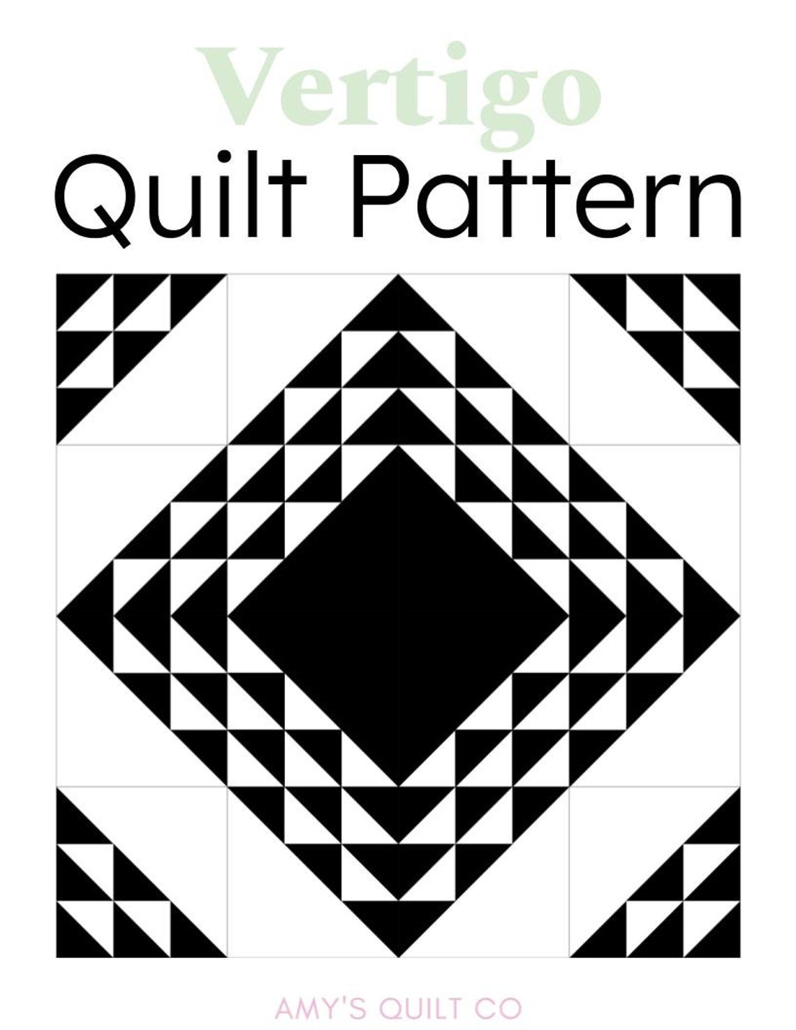 Vertigo Easy Baby Quilt Pattern PDF Instant Download - Etsy