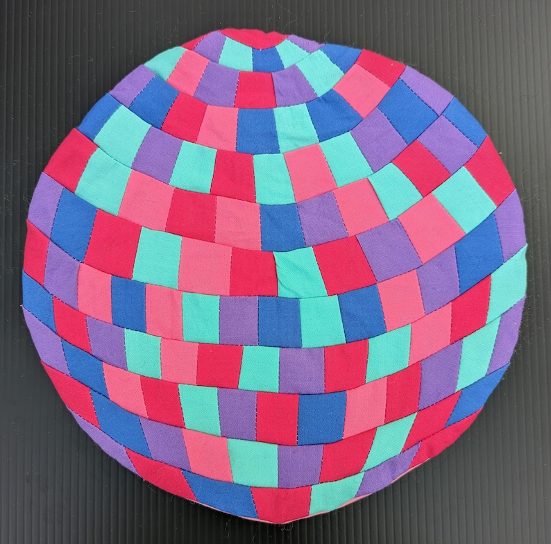 10 Inch Quilted Disco Ball Block Pattern PDF Instant Download - Etsy