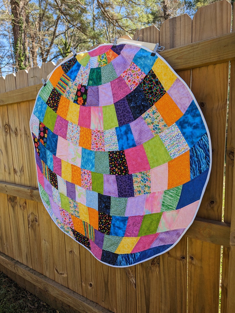Quilted Disco Ball Throw Size Pattern PDF Instant Download - Etsy