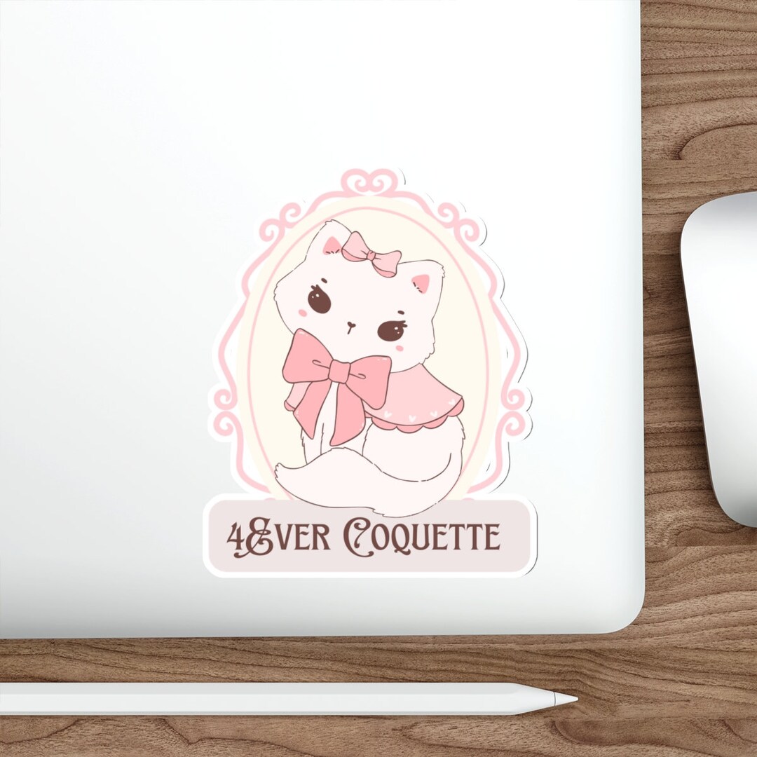 Coquette Cat Stickers Bullet Journal Stickers, Planner Stickers ...