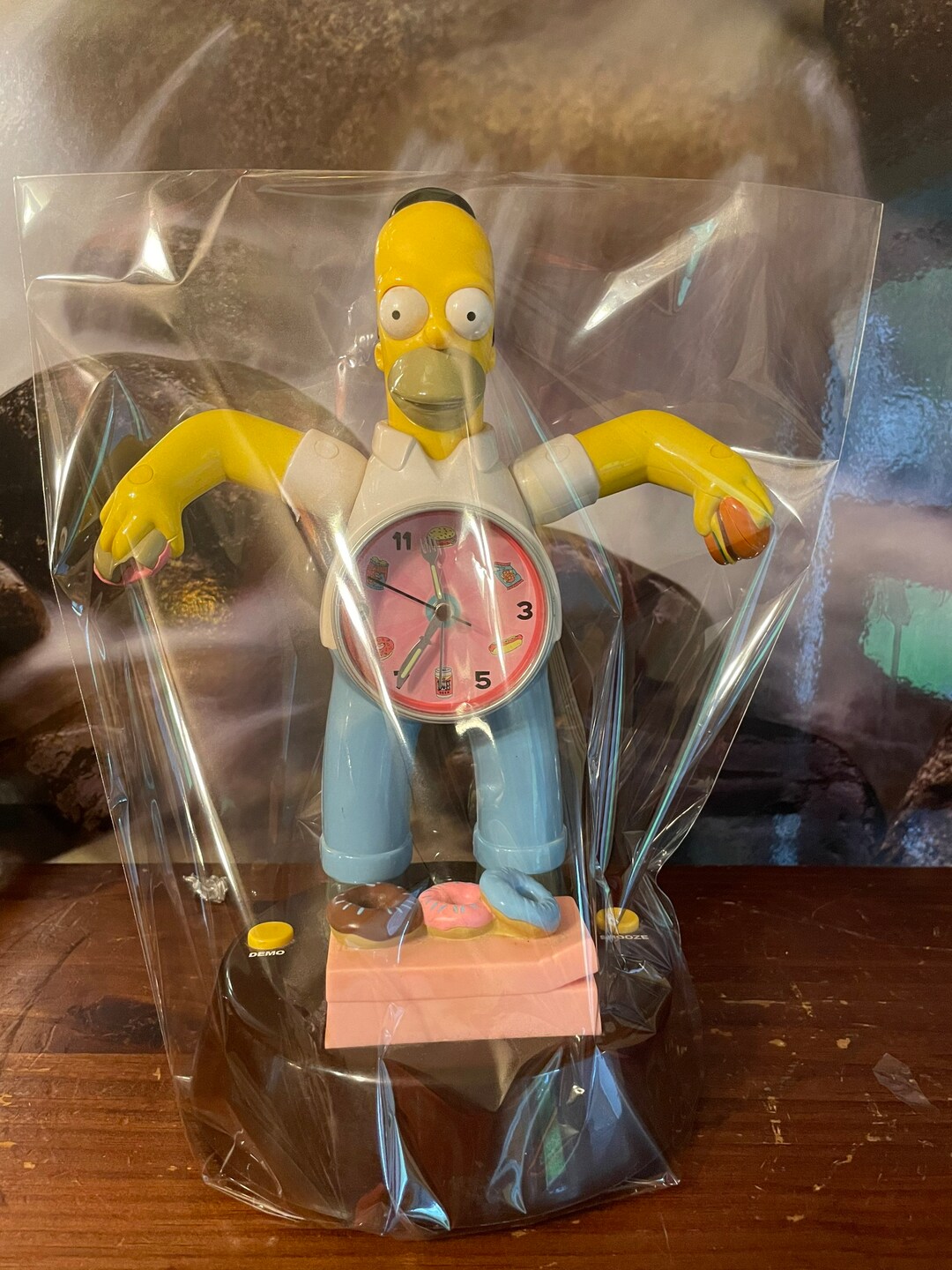 Collectible the Simpsons Homer Simpson 2004 Alarm Clock in - Etsy