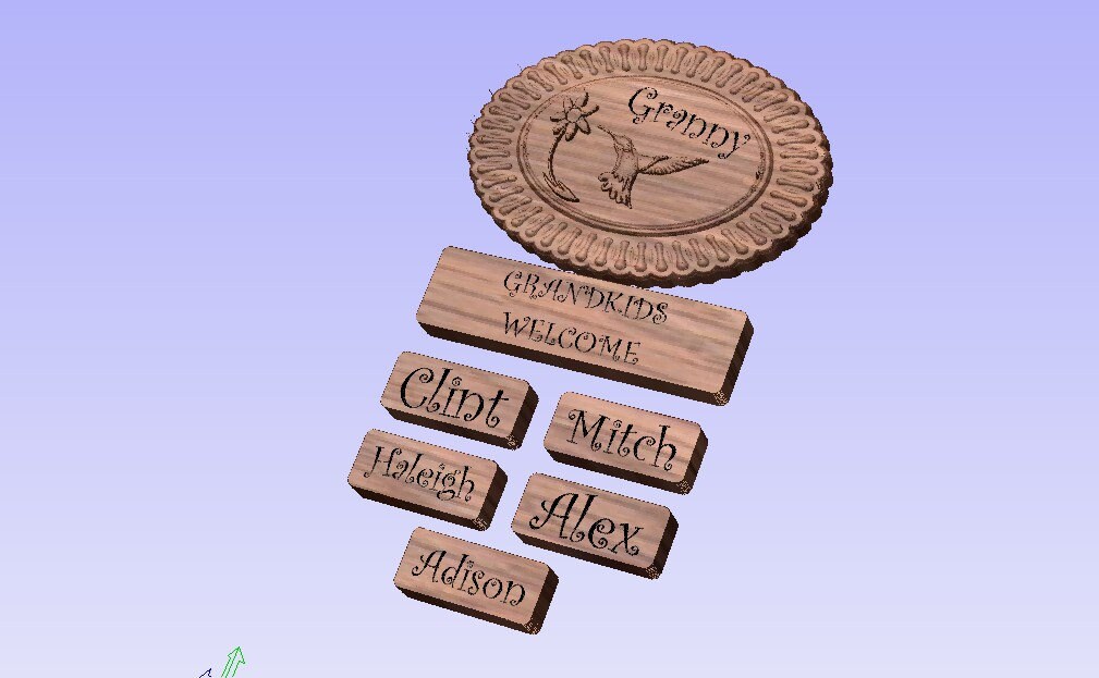 Grandkids Welcome CNC Digital Download Project File for - Etsy