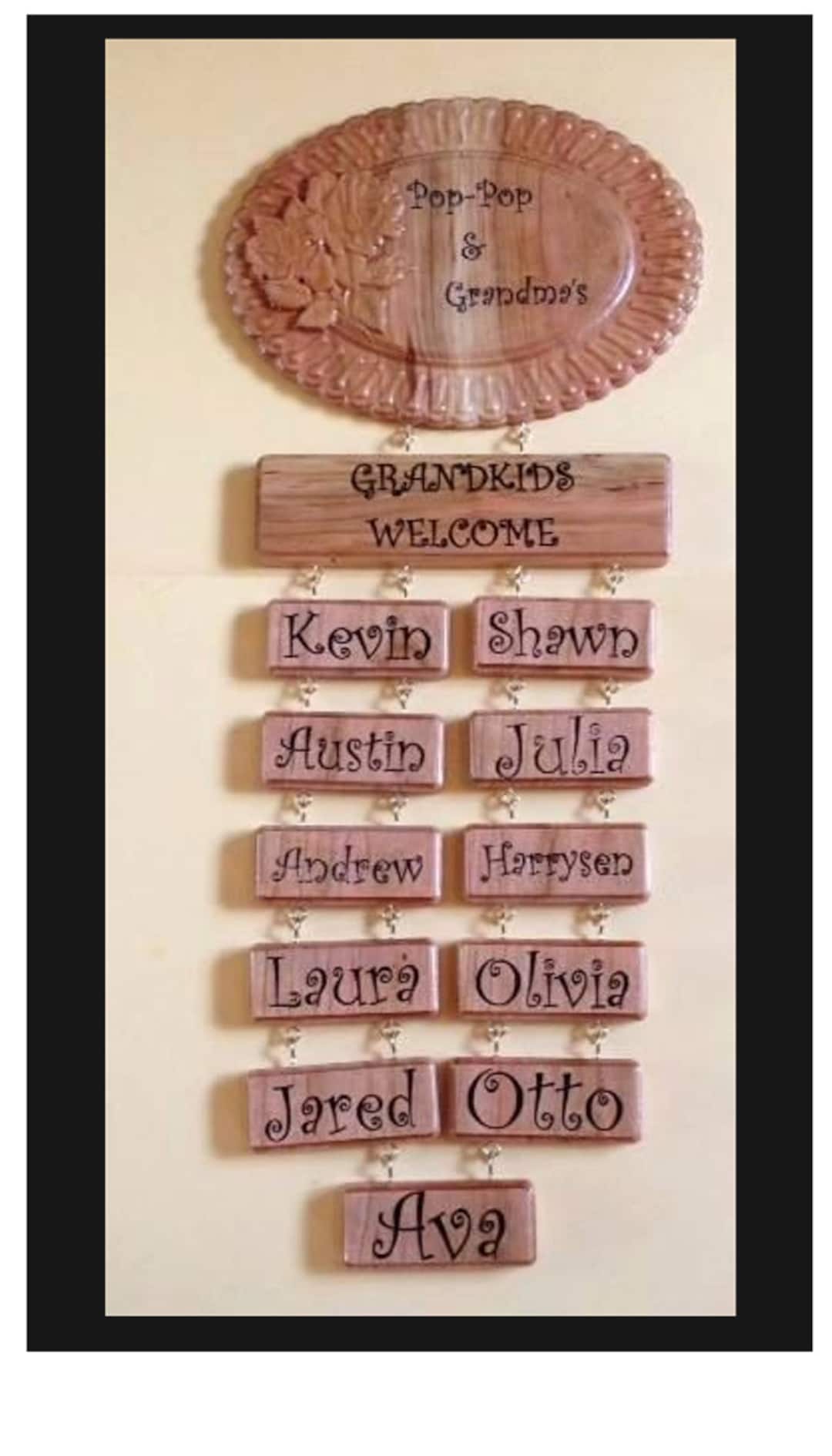 Grandkids Welcome CNC Digital Download Project File for - Etsy