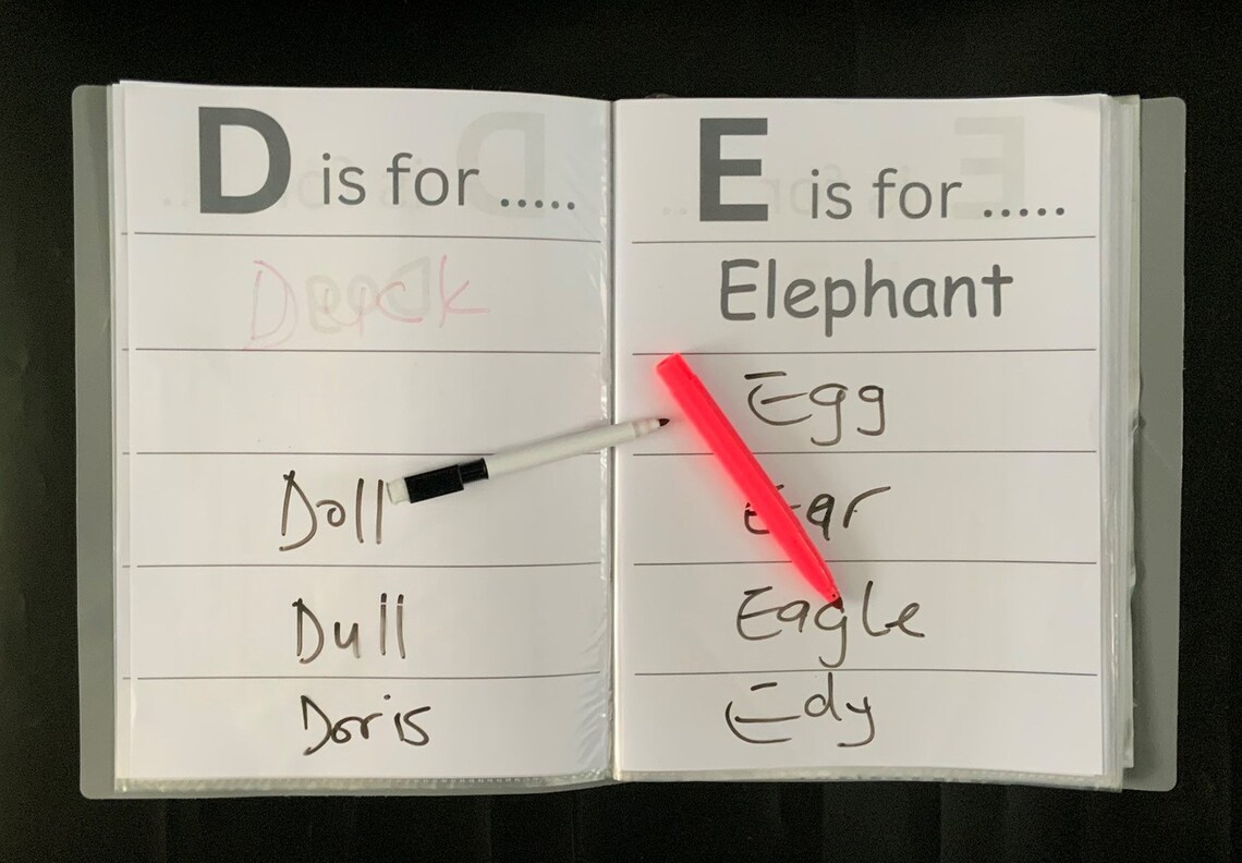 26 Alphabet Worksheets Print, Preschool Printable, Learning Activity ...