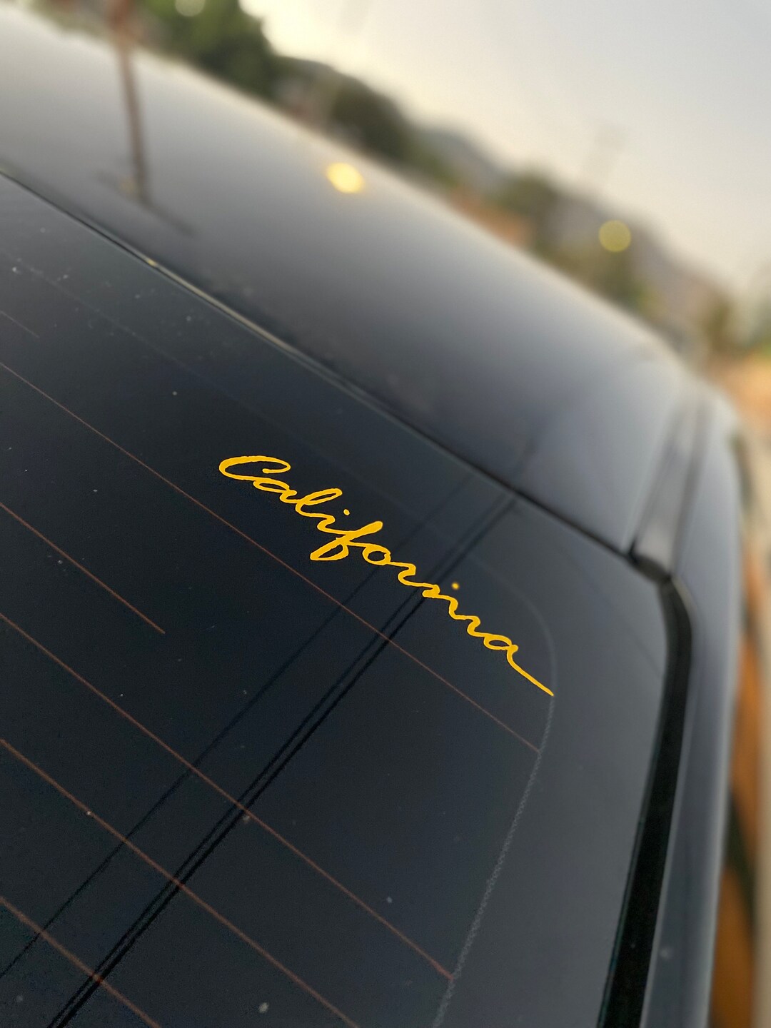 California Cursive Vinyl Decal - Etsy