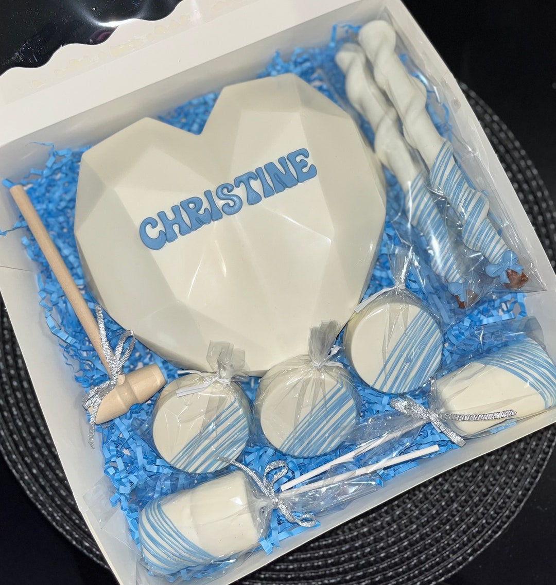 Breakable Chocolate Heart, Smash Bridal Proposal Gift Box - Etsy