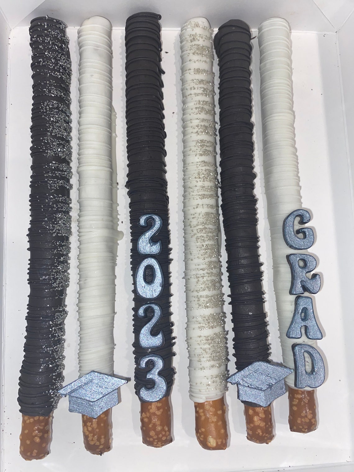 Chocolate Covered Pretzels Graduation Party Favors Graduation Gifts ...