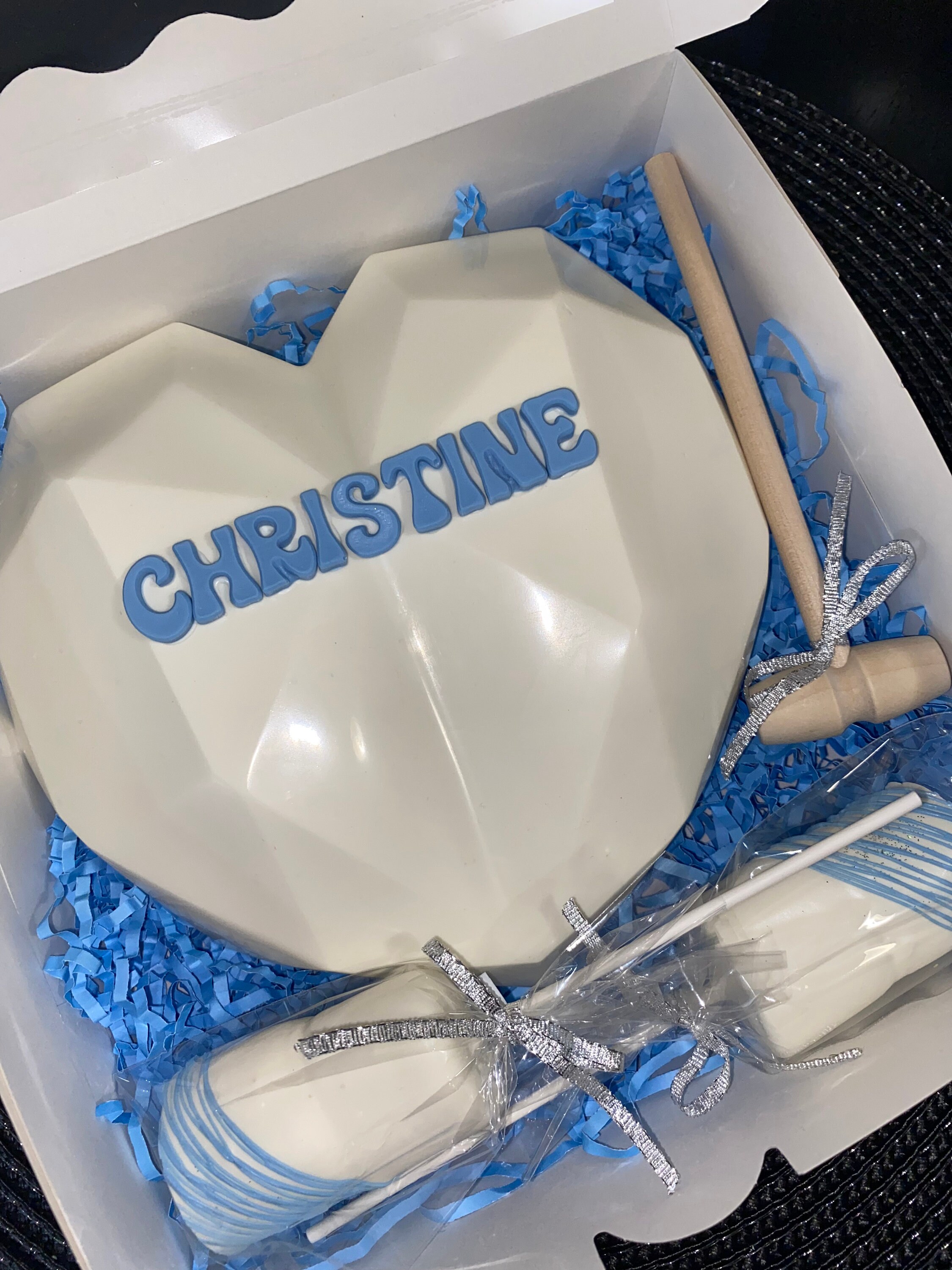 Breakable Chocolate Heart, Smash Bridal Proposal Gift Box - Etsy