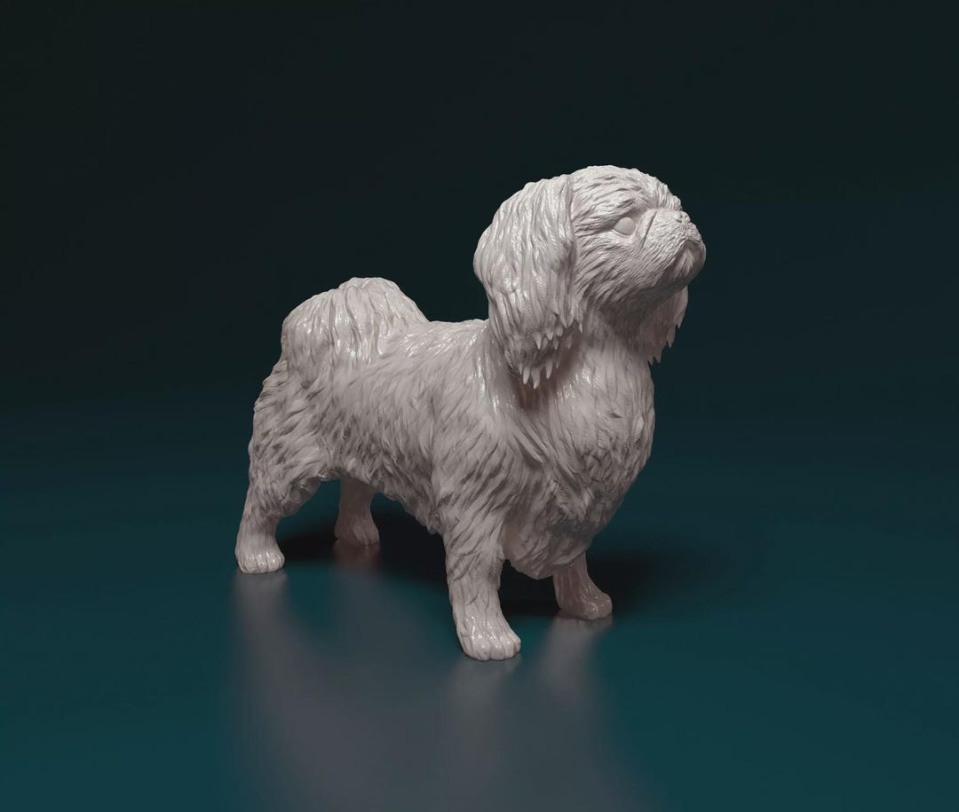 Pekingese Dog Figurine – 3D Printed Realistic Dog Statue - Etsy