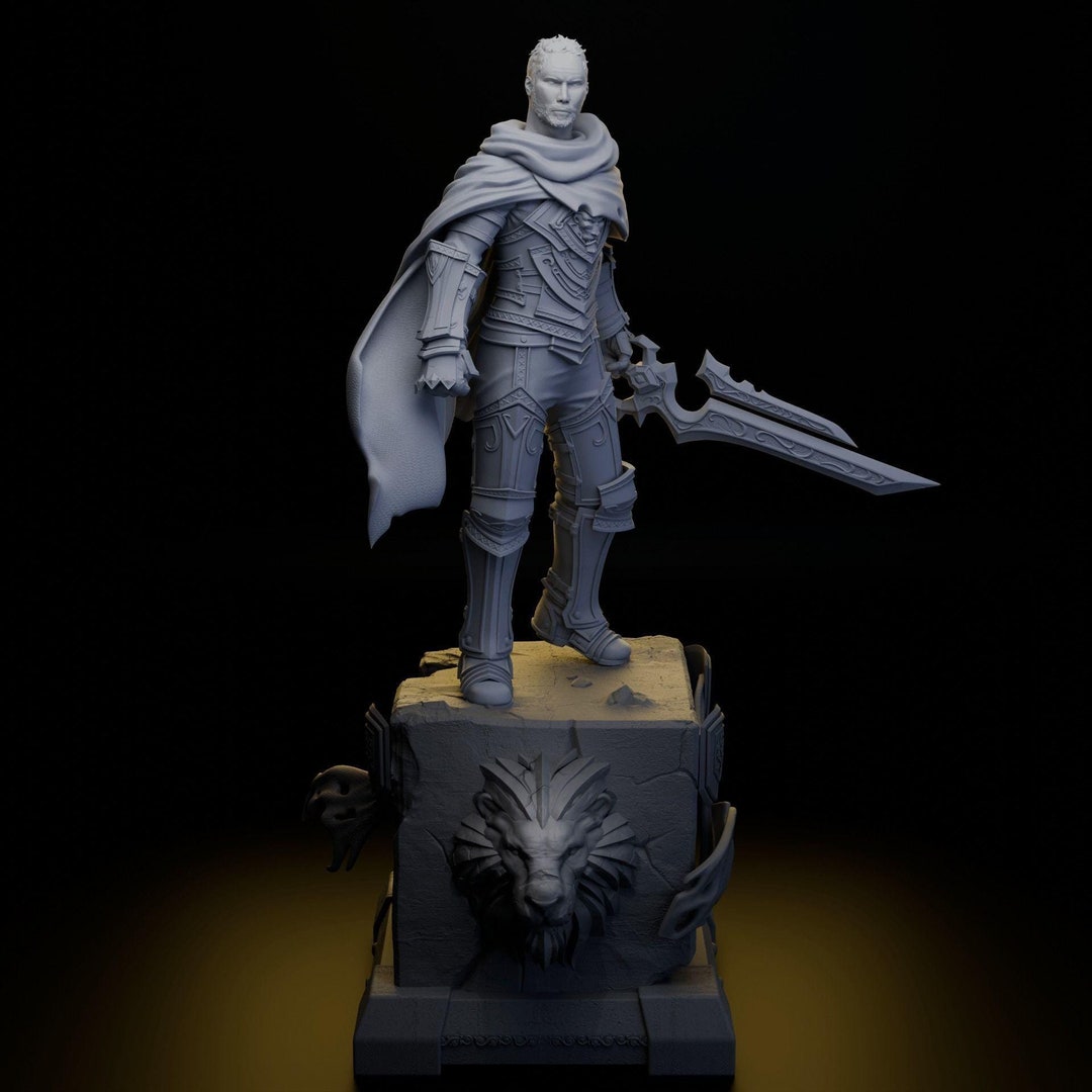 Anduin Wrynn War Within - World of Warcraft - 3D Printed Collectible ...