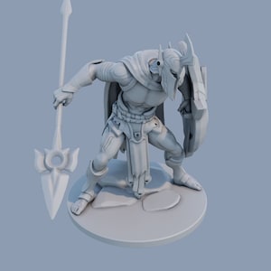 League of Legends Pantheon Figurine – 3D Printed Collectible Statue ...