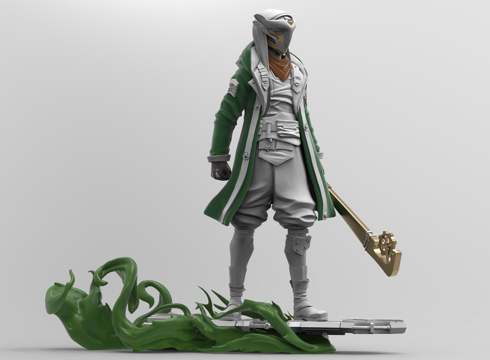 League of Legends EKKO - ARCANE Figurine - 3D Printed Collectible for ...