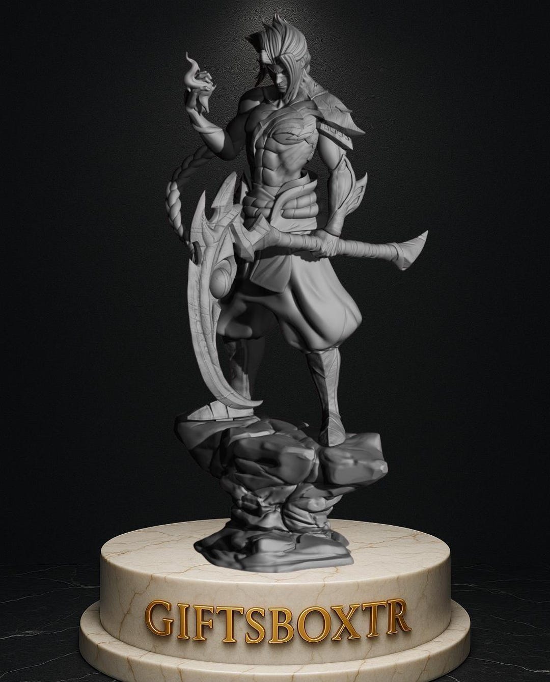 Estatueta Kayn 2 – Estátua de League of Legends impressa em 3D - Etsy ...