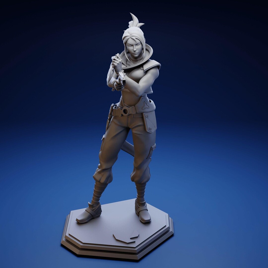 Valorant Jett Figurine - 3D Printed Collectible for Your Gaming Heaven ...