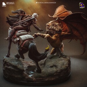 Secret Release | Ciri Vs Manticore Diorama – 3D Printed Collectible ...