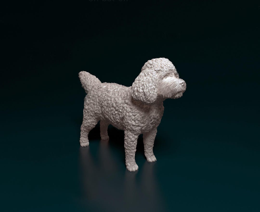 Cockerpoo Figurine - 3D Printed - Etsy