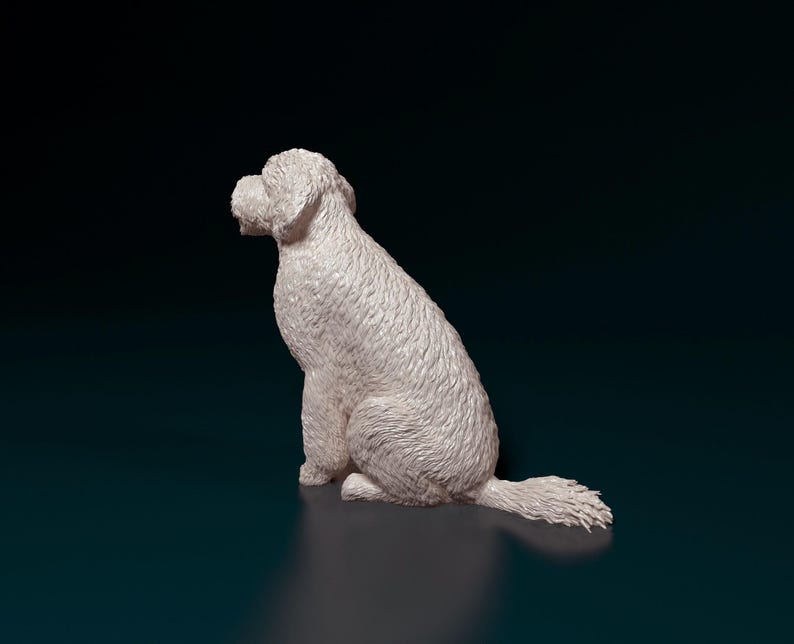Goldendoodle Dog Figurine - 3D Printed - Etsy