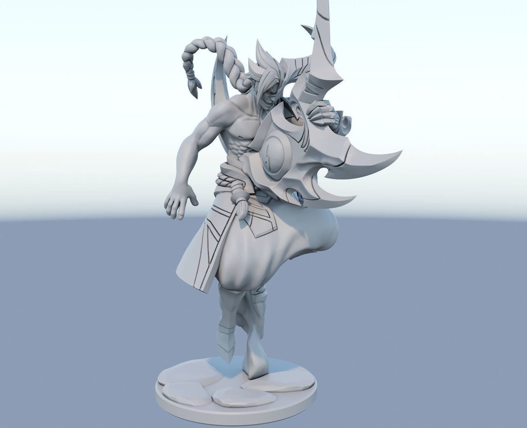 League of Legends Kayn Figurine - 3D Printed Collectible for Your ...
