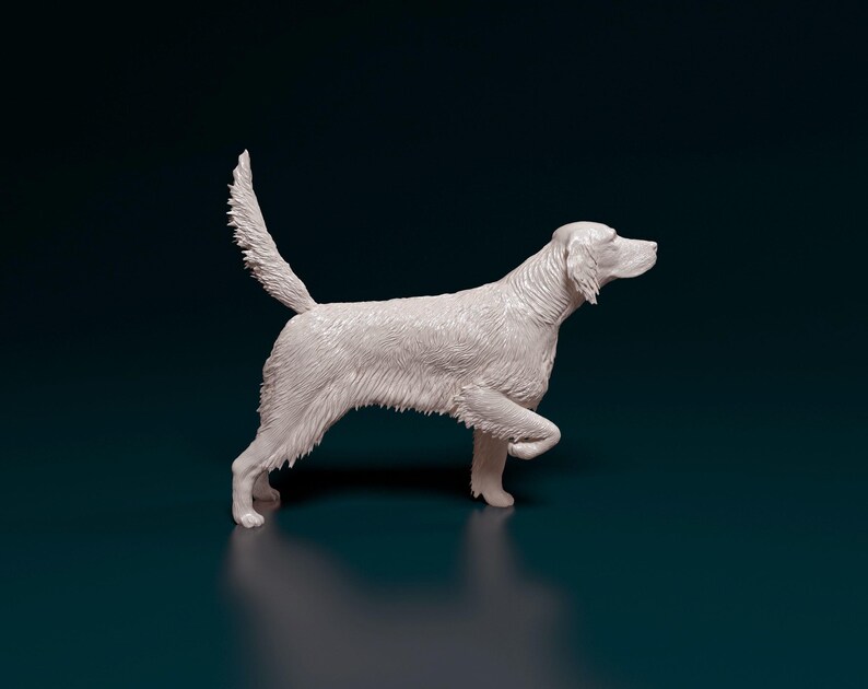 English Setter Figurine – 3D Printed Pointing Dog Statue - Etsy