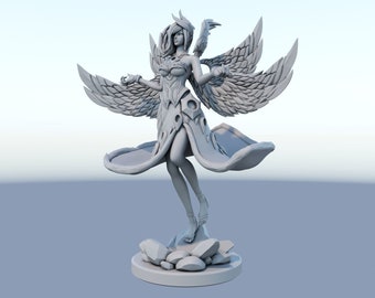 Morgana 3D Figure, Morgana From League of Legends, 3D Printed ...