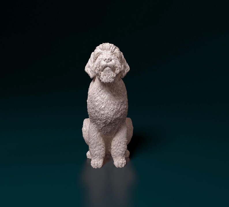 Goldendoodle Dog Figurine - 3D Printed - Etsy