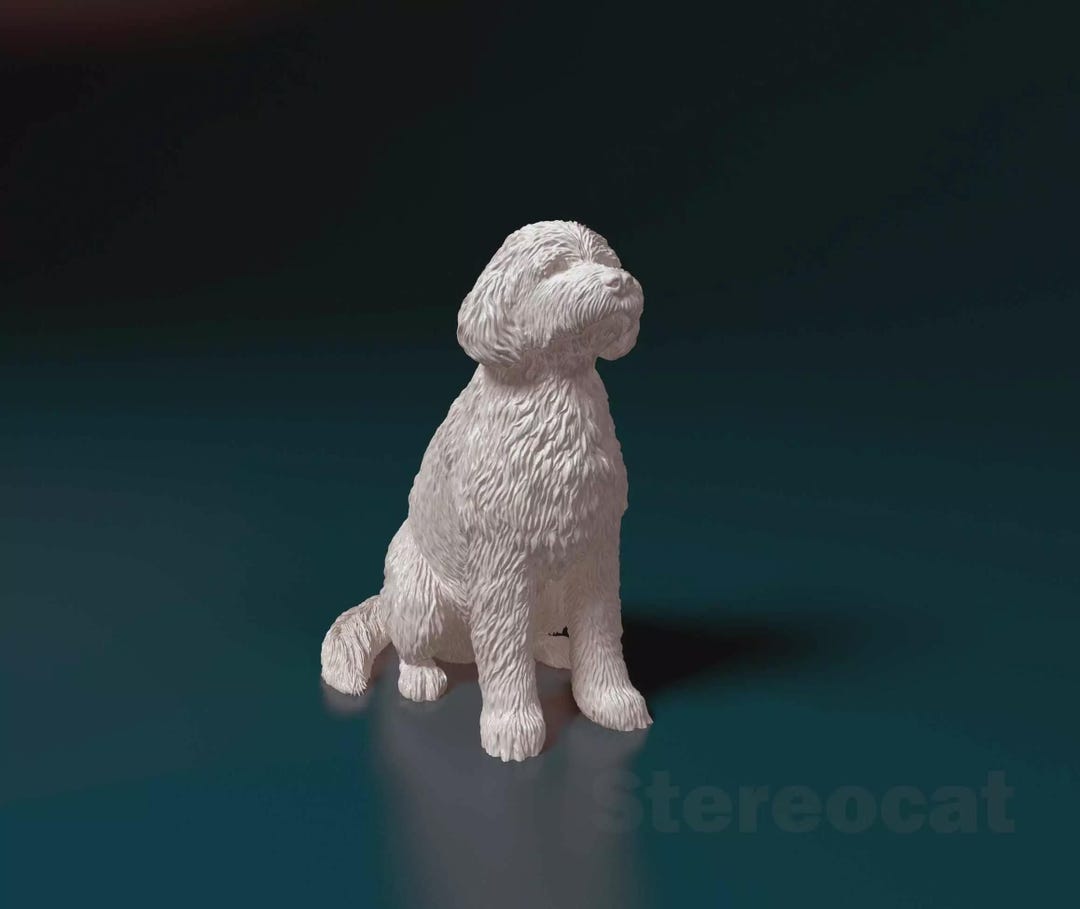 Old English Sheepdog Figurine – 3D Printed Dog Statue - Etsy Australia
