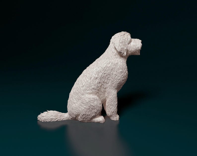 Goldendoodle Dog Figurine - 3D Printed - Etsy
