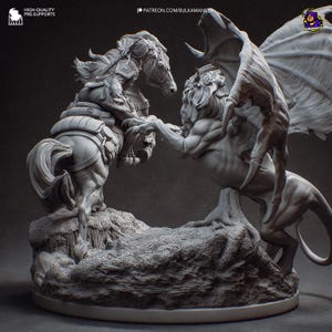 Secret Release | Ciri Vs Manticore Diorama – 3D Printed Collectible ...