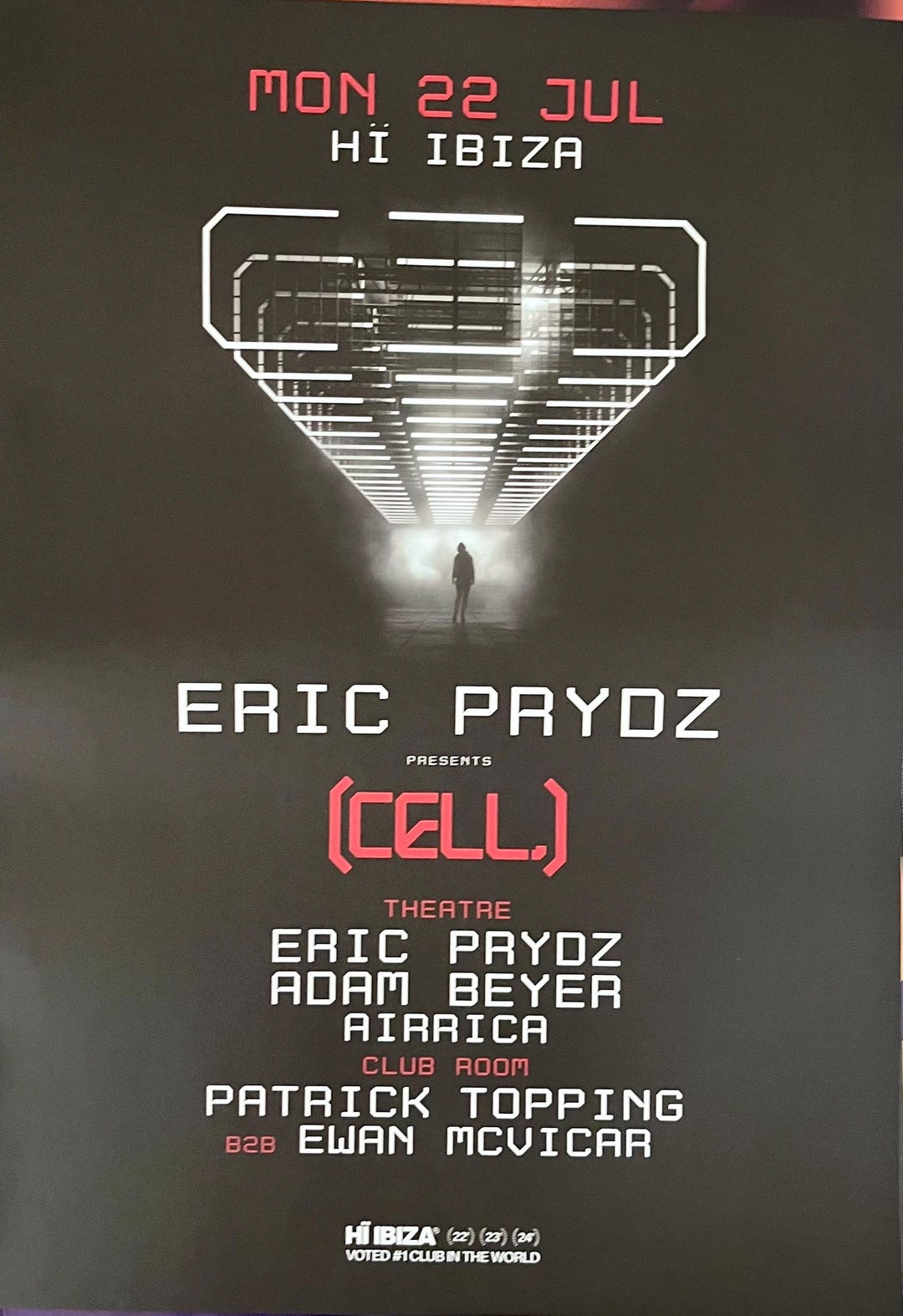 Eric Prydz CELL at Hi Ibiza July 22 2024 Official Poster - Etsy