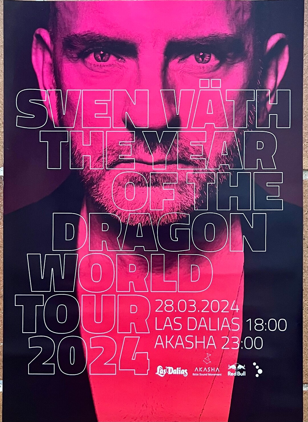 Sven Vath the Year of the Dragon at Akasha 2024 Official Poster (size ...